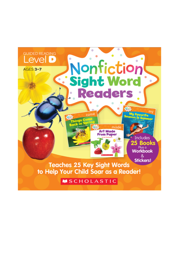 Nonfiction Sight Word Readers Level D [2023] – Scholastic